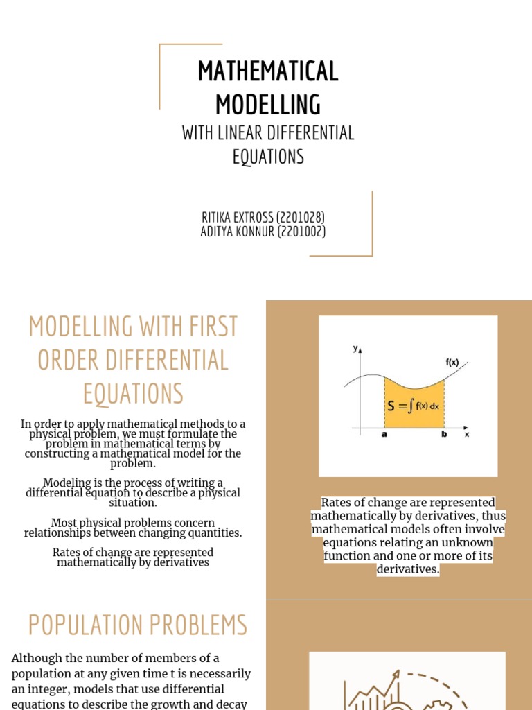 Mathematical Modelling PDF | PDF | Differential Equations | Equations Mathematical Modelling PDF | PDF | Differential Equations | Equations