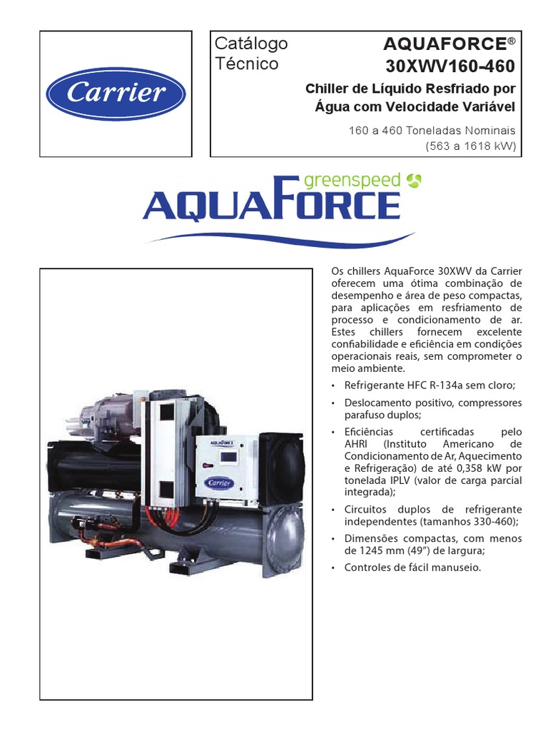 CT AquaForce GreenSpeed 30XWV D 08 22 View | PDF | Alternador de ...