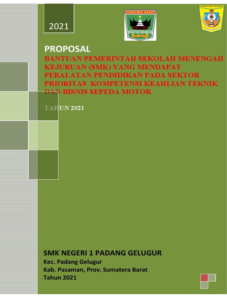 Proposal Bantuan Peralatan Sektor Prioritas | PDF