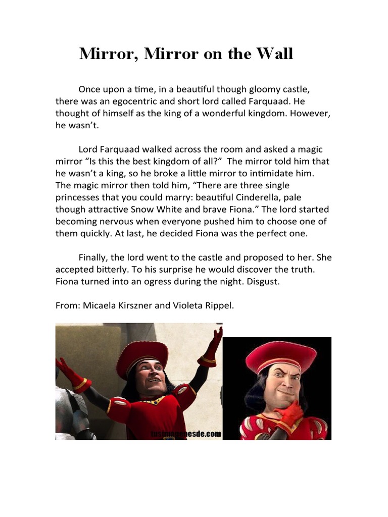 Lord Farquaad and the Magic Mirror | PDF