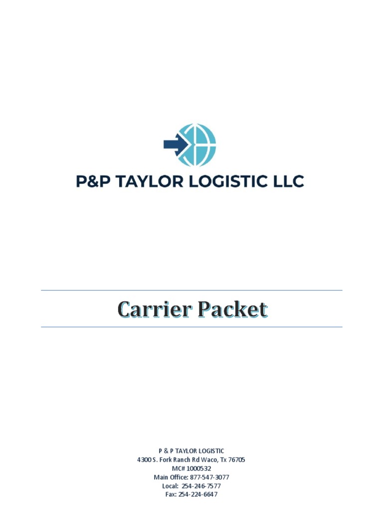 Carrier Packet 2022 | Download Free PDF | Cargo | Arbitration