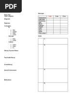 Sample Opqrst Form | PDF