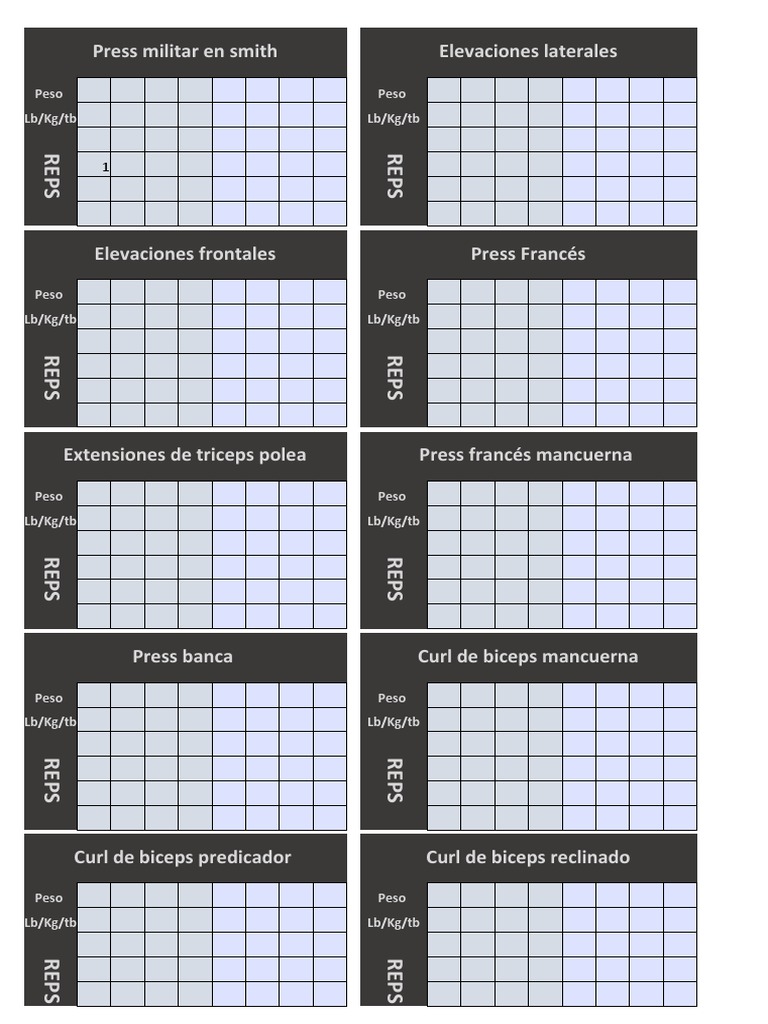 Progreso Gym | PDF | Entrenamiento con pesas