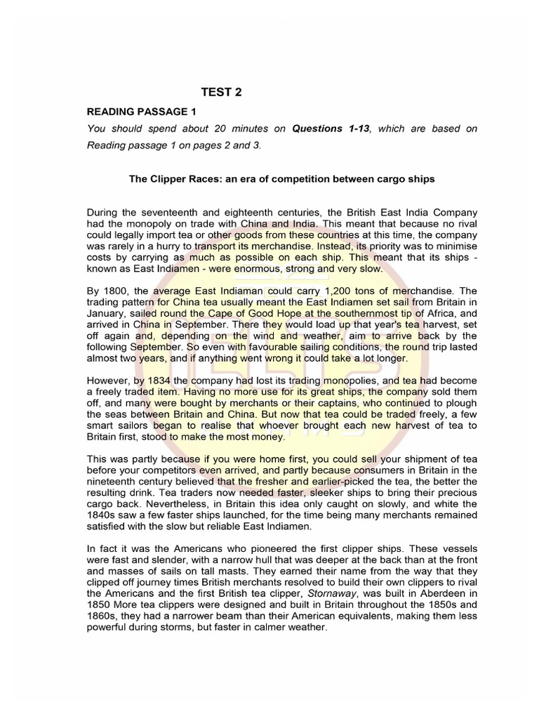 Full Reading Test | PDF