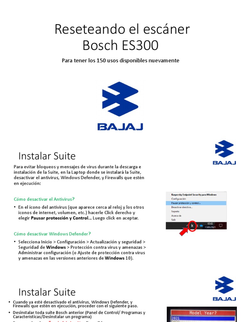 Resetear Escaner Azul PDF | PDF | Software antivirus | Ordenador portátil