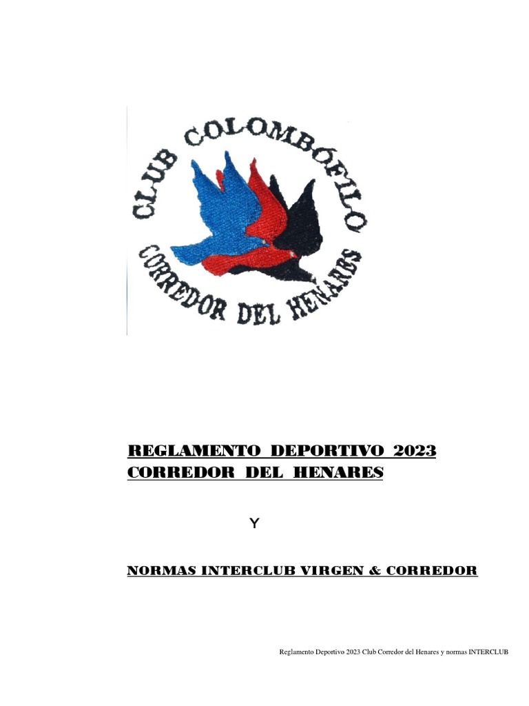 Reglamento Deportivo CLUB 2023 e Interclub | PDF