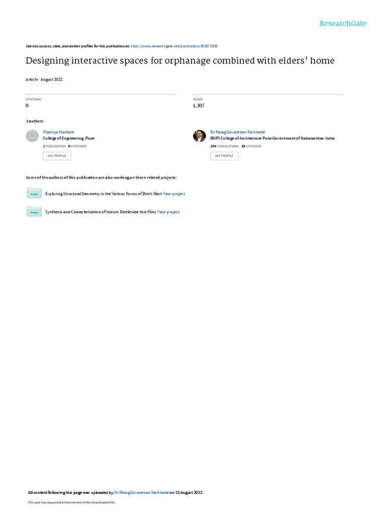 Designing Shared Spaces to Foster Intergenerational Connections: A ...