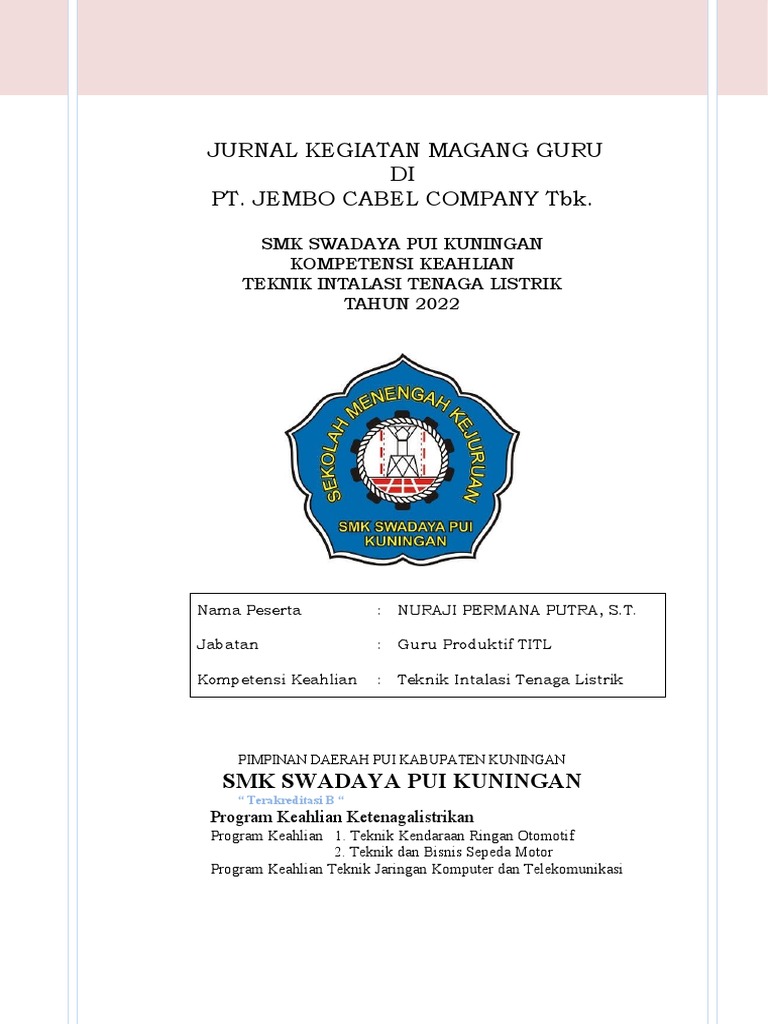 Cover JURNAL MAGANG 2019 - Fix | PDF | Karier & Perkembangan