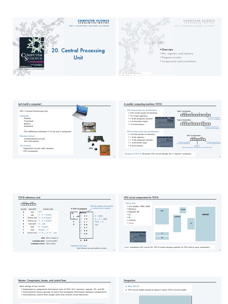 CS 20 CPU-2x2 | PDF | Central Processing Unit | Electronic Circuits