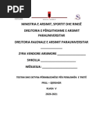 Modele Testesh Per KL-I | PDF