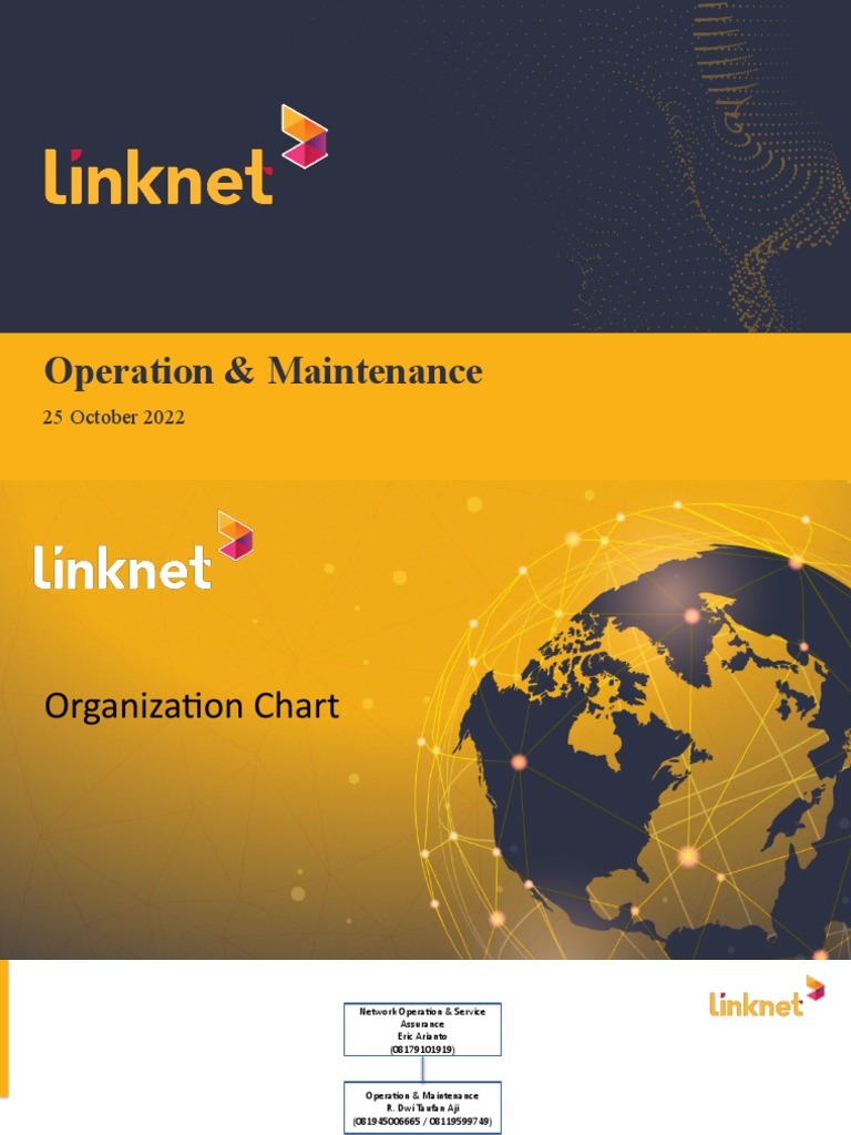 Operation & Maintenance Organization Chart | PDF