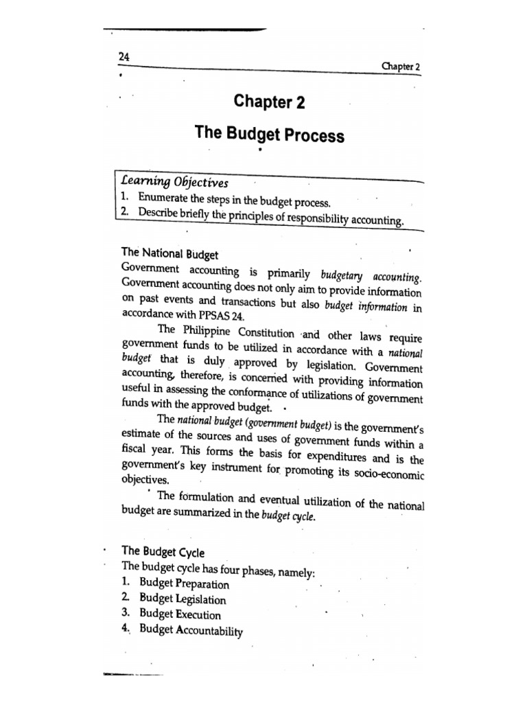 2 Chapter 2 - THE BUDGET PROCESS PDF | PDF
