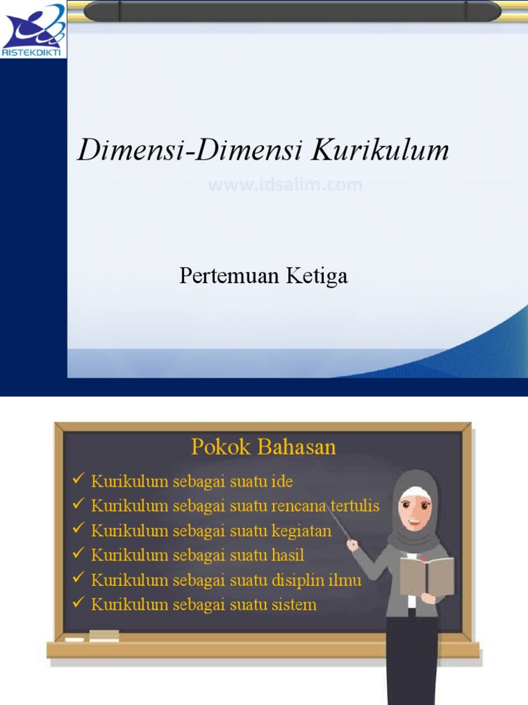 Dimensi-Dimensi Kurikulum | PDF