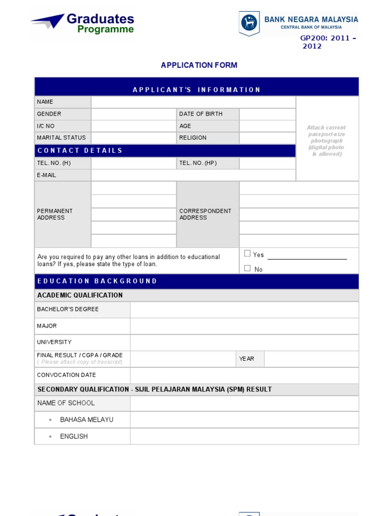 GP Application Form 2011 | PDF