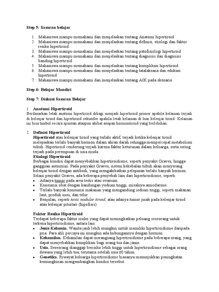 Laporan Tutorial Modul 1 Skenario 1 Step 7 | PDF | Pengembangan Diri | Kesehatan Holistik
