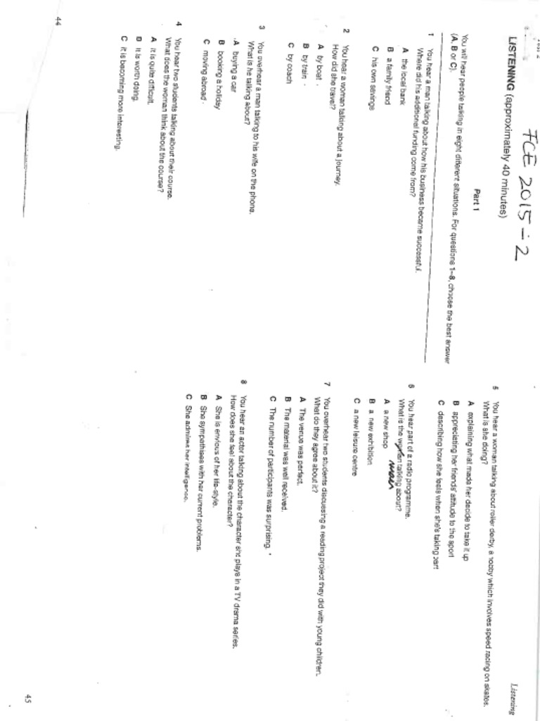 June Fce Exams 2019 PDF | PDF