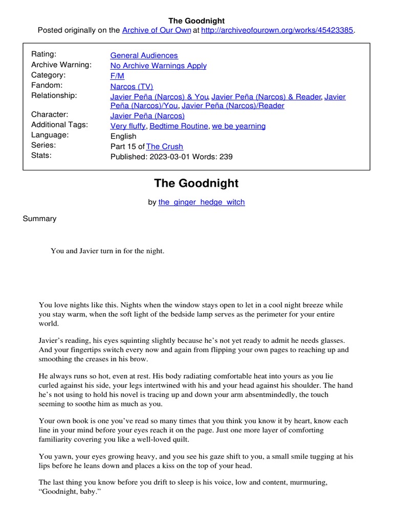 The Goodnight | PDF