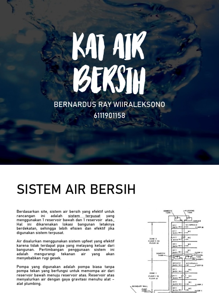 Kat Air Bersih Kotor Hujan PDF | PDF