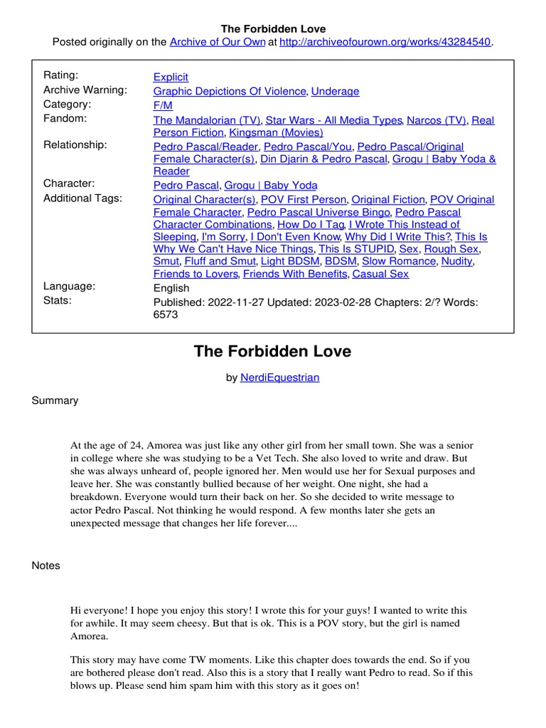 The Forbidden Love | PDF