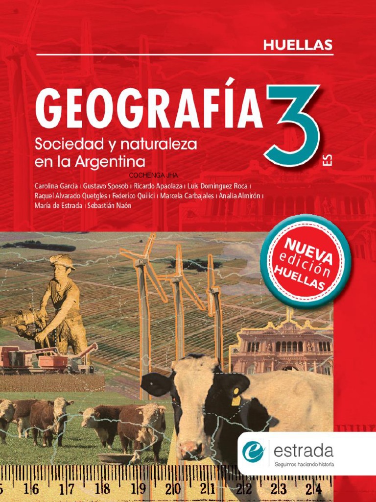 Geografía 3- Nuevo Huellas- Estrada.pdf | PDF