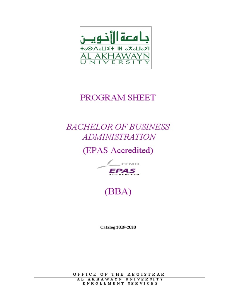 SBA Program Sheet2019 2021 PDF | PDF | Supply Chain Management | Psychology