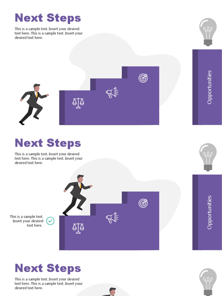 FF0335 01 Next Steps Powerpoint Template | PDF