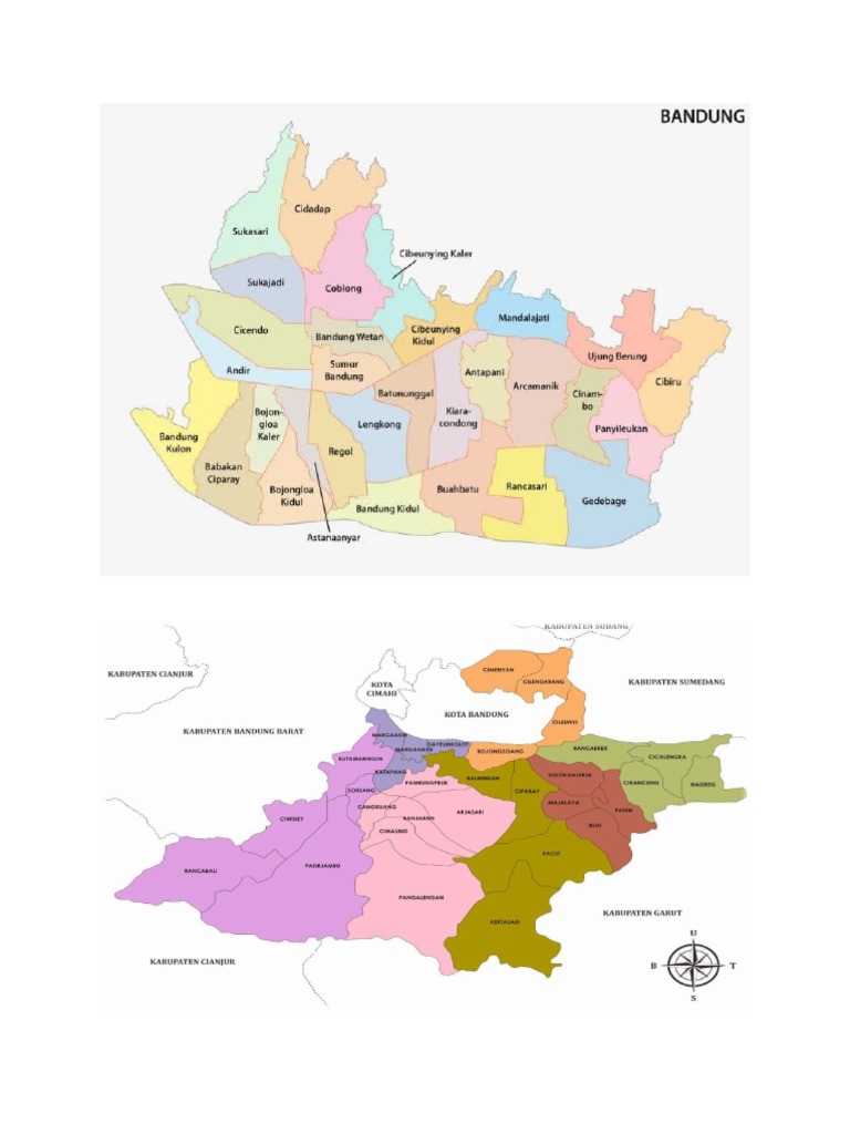 Peta Bandung DST | PDF