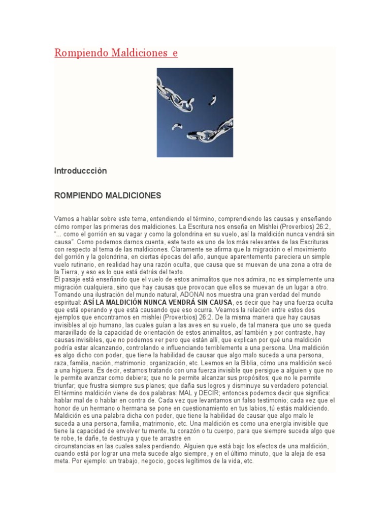 129218251 Rompiendo Maldiciones Generacionales Pdf Libro Del