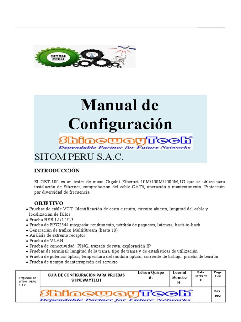 Manual de Configuración V2 | PDF | Hardware de la computadora | Electrónica