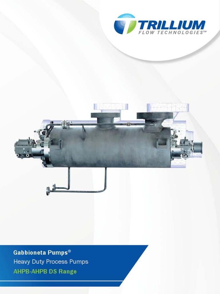 AHPB AHPBDS Product-Brochure 20210119 PDF | PDF | Pump | Bearing ...