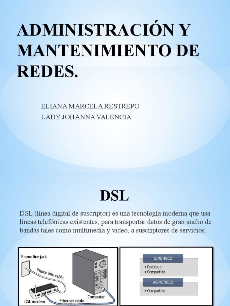 Diapositivas Mantenimiento Redes | PDF