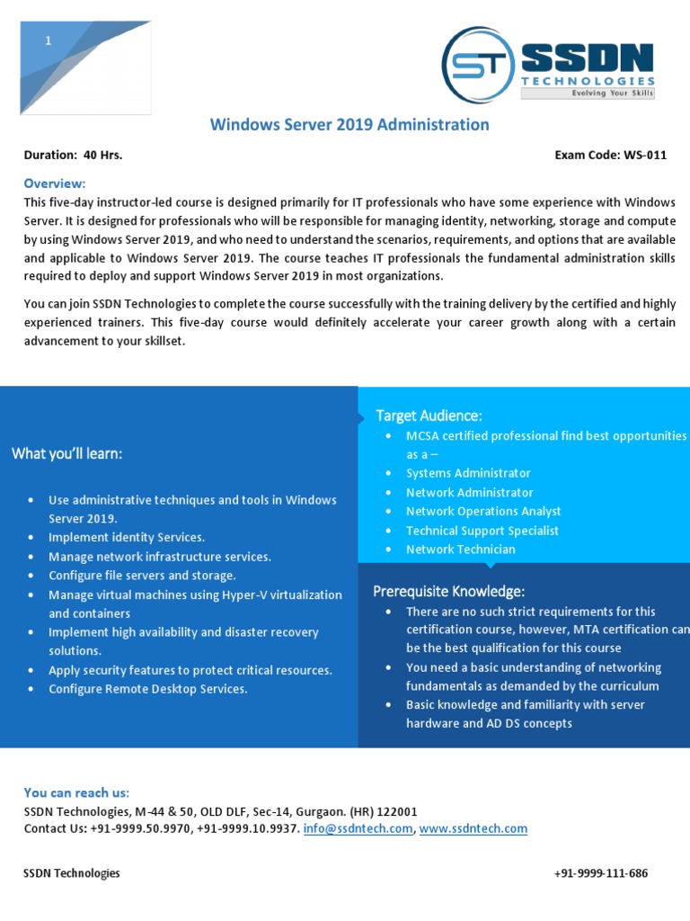 WS 011 | PDF | Hyper V | Microsoft Windows