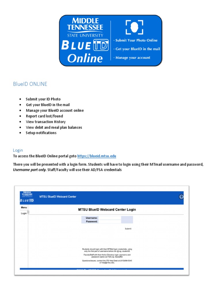 Blueid Online Photo Upload PDF | PDF | Identity Document | Login
