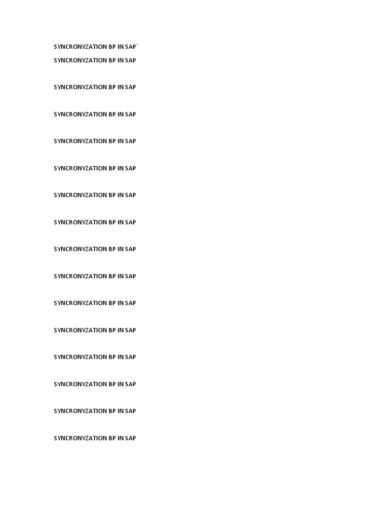 Syncronization Pdf