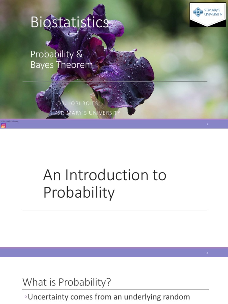 L2 Biostatistics Probability | PDF | Sensitivity And Specificity ...