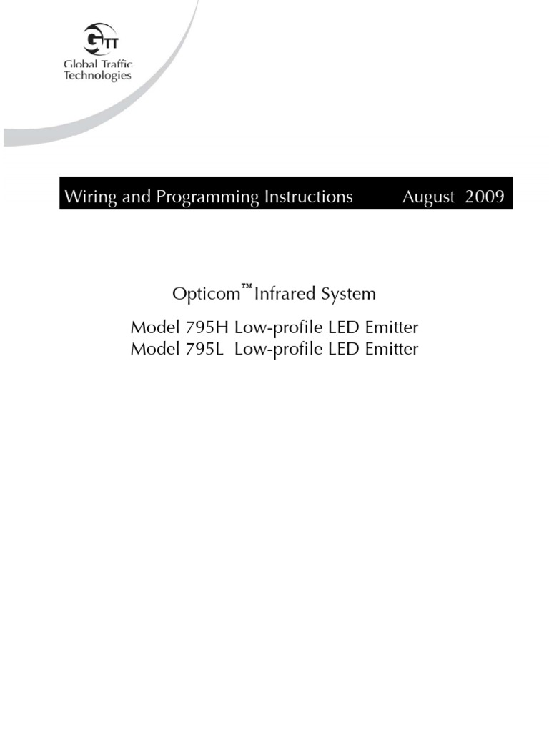 795H GTT OptiCom Emitter Installation Manual | PDF | Electrical ...