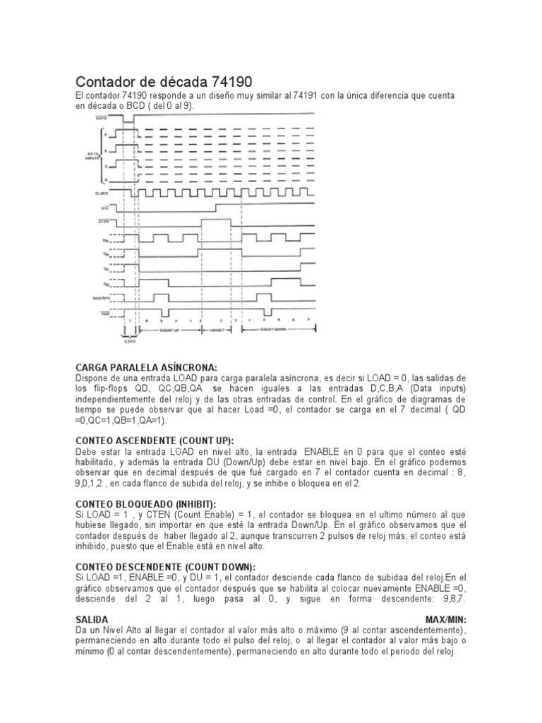 Contador de Década 74190 | PDF | Ciencias de la Computación ...
