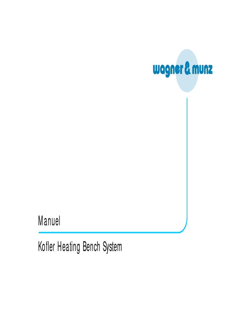 Kofler Heating Bench Operating Guide | PDF | Calibration | Melting Point