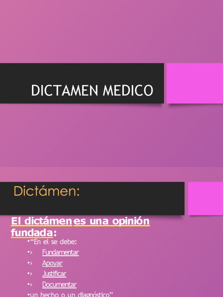 Guía del Dictamen Médico Legal | PDF | Testigo experto | Medicina CLINICA