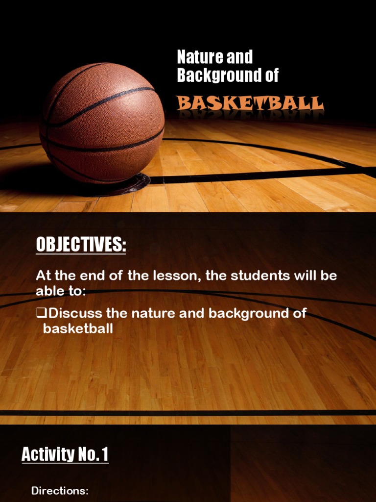 Nature Background of Basketball | PDF | Games Of Physical Skill ...