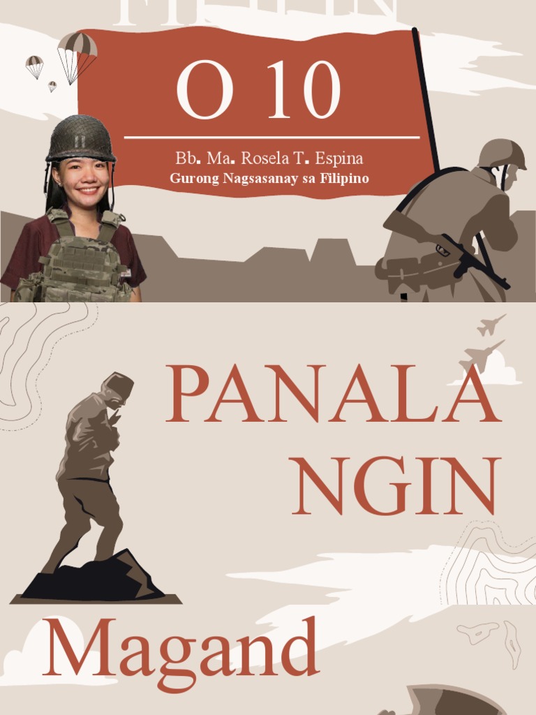 Bb. Ma. Rosela T. Espina: Gurong Nagsasanay Sa Filipino | PDF