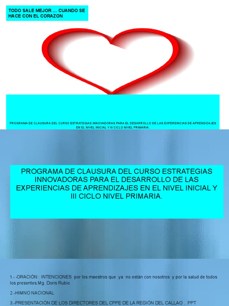 Todo Sale Mejor Cuando Se Hace Con El Corazon | PDF