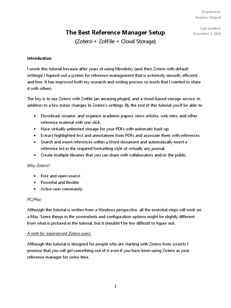 Setting Up Z Otero Tutorial | PDF | Computer File | Software Engineering