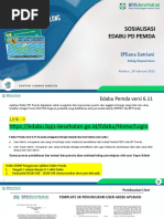 Panduan Penggunaan Edabu | PDF