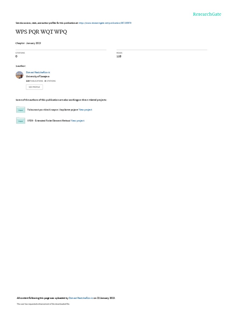 Understanding the Fundamental Welding Documents: A Guide to WPS, PQR, and WPQR | PDF | Welding ...