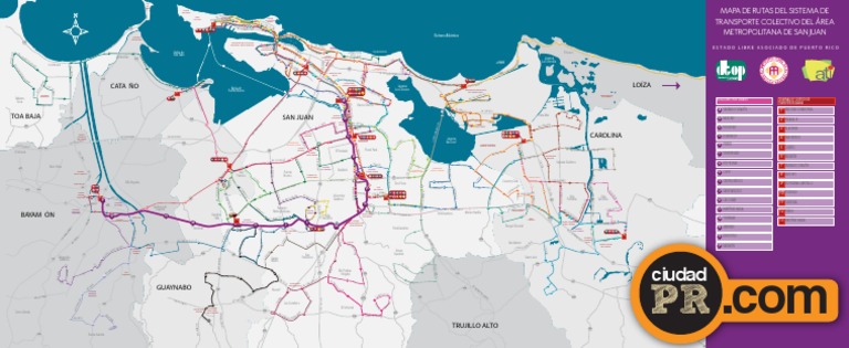 Mapa Rutas Ama PR | PDF | Nueva York | Antillas Mayores