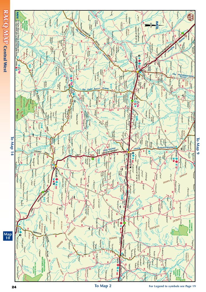 RACQ Maps: Central West & Matilda Hwy | PDF