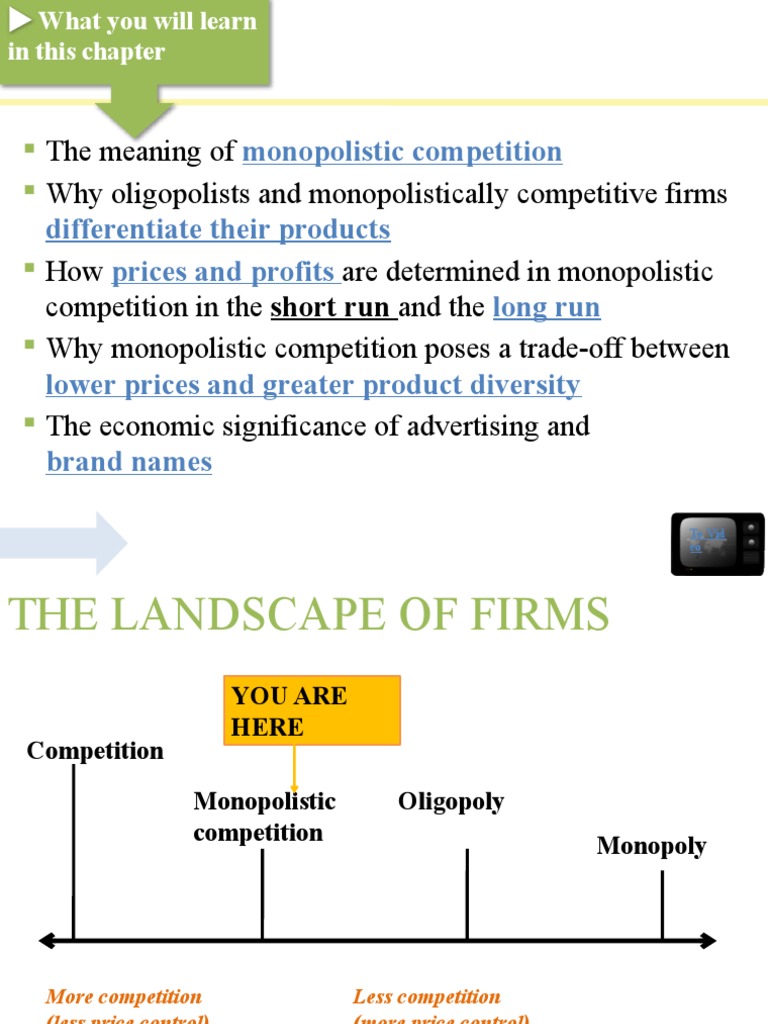 Chapter 15 - Monopolistic Competition and Product Differentiation | PDF ...
