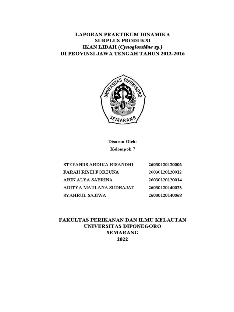 ACC - Kel 7 - Laprak Surplus Produksi | PDF