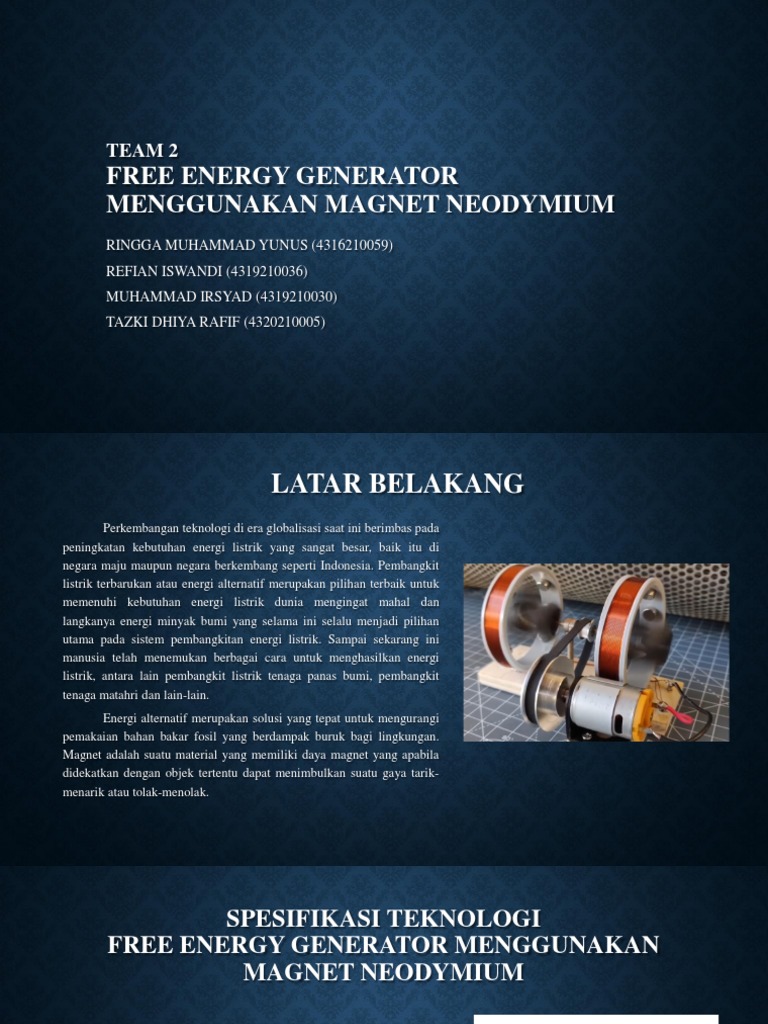 MENGGENERASIKAN ENERGI DARI MAGNET NEODYMIUM | PDF